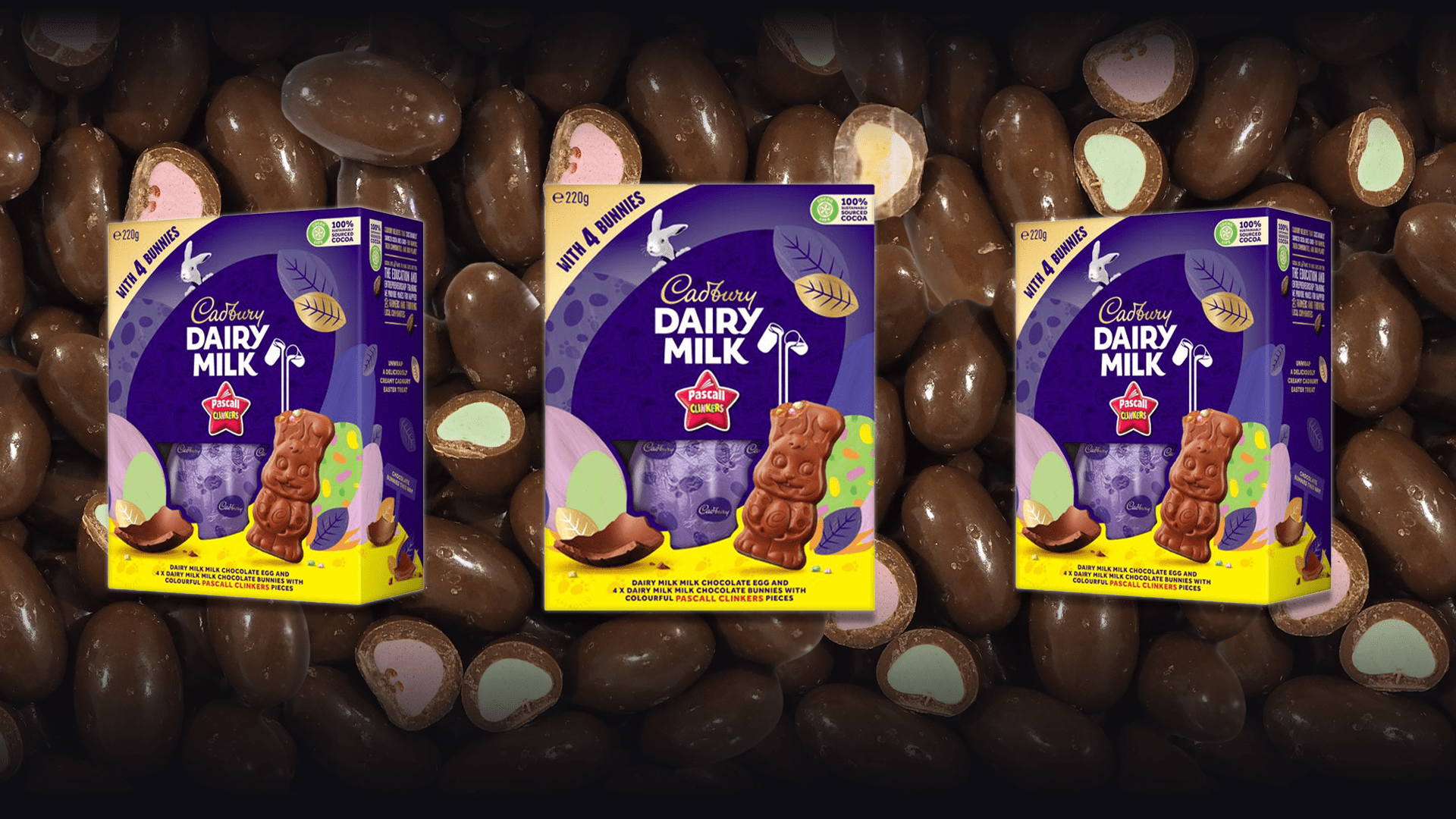 Cadbury & Pascall CREATE Clinker & Milk Chocolate 'Clinker Bunnies!'